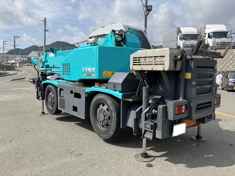 KOBELCO,コベルコ,RK120-3,ラフター,ラフテレーンクレーン,ラフタークレーン,12トン,レンタル,H脚,H型 | 株式会社サンキライズ